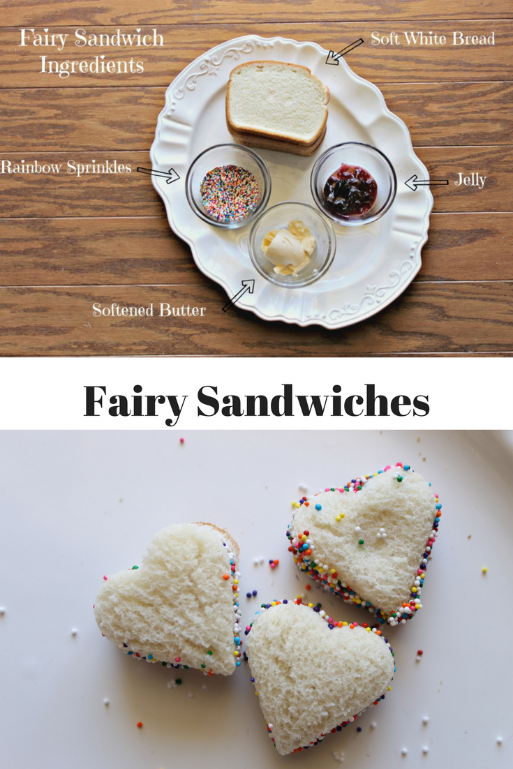 Fairy Sandwiches | The Perfect Snack for Little Kids