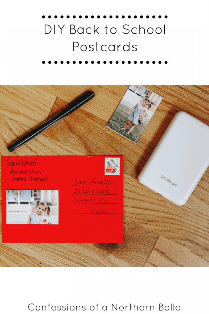 DIY Back to School Postcards | Confessions of a Northern Belle