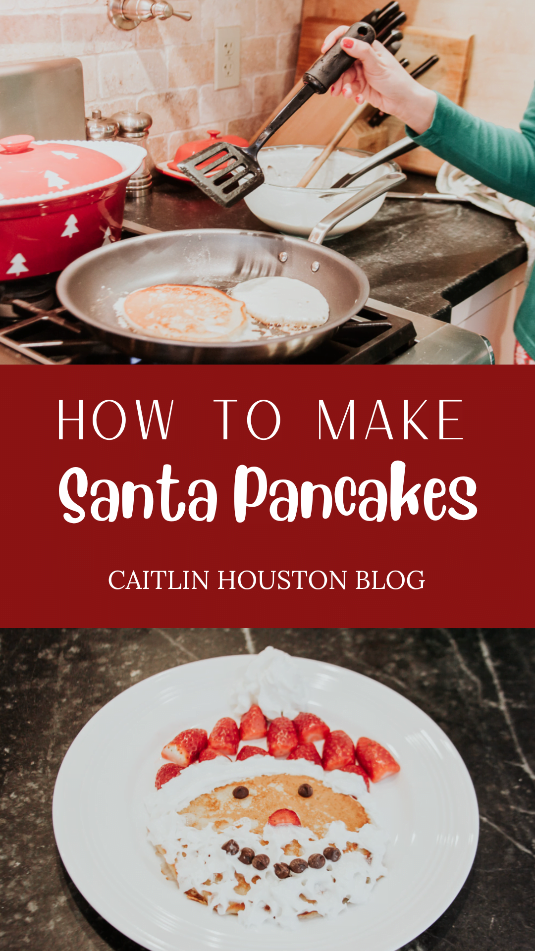 How to Make Santa Pancakes
