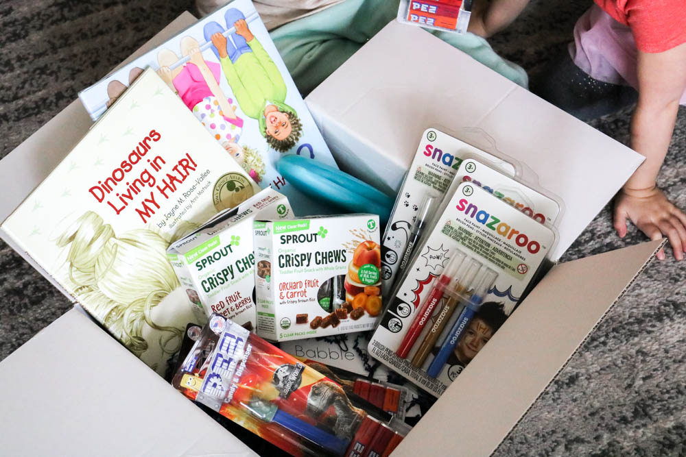 Just for Kids Babble Boxx Toys, Snacks, and Books