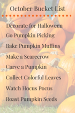 Our Family's Awesome October Bucket List - Caitlin Houston