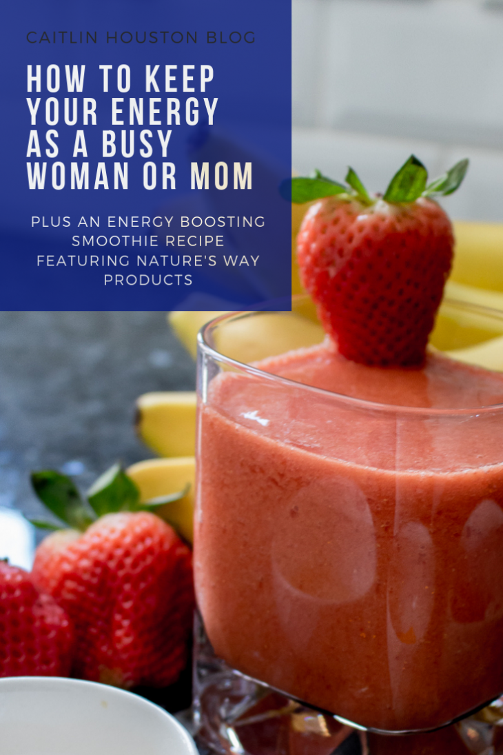 Energy Boosting Tips + Smoothie Recipe