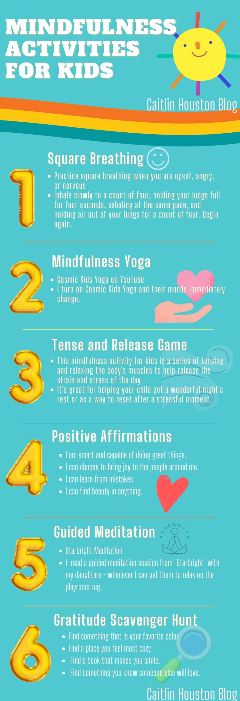 6 Easy Mindfulness Activities for Kids - Caitlin Houston