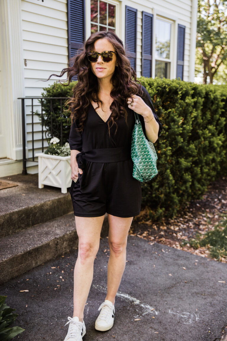 3 Ways to Wear a Black Romper - Caitlin Houston