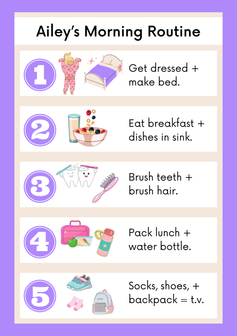 5 Ways to Help Your Kids Get Back into a School Routine - Caitlin Houston